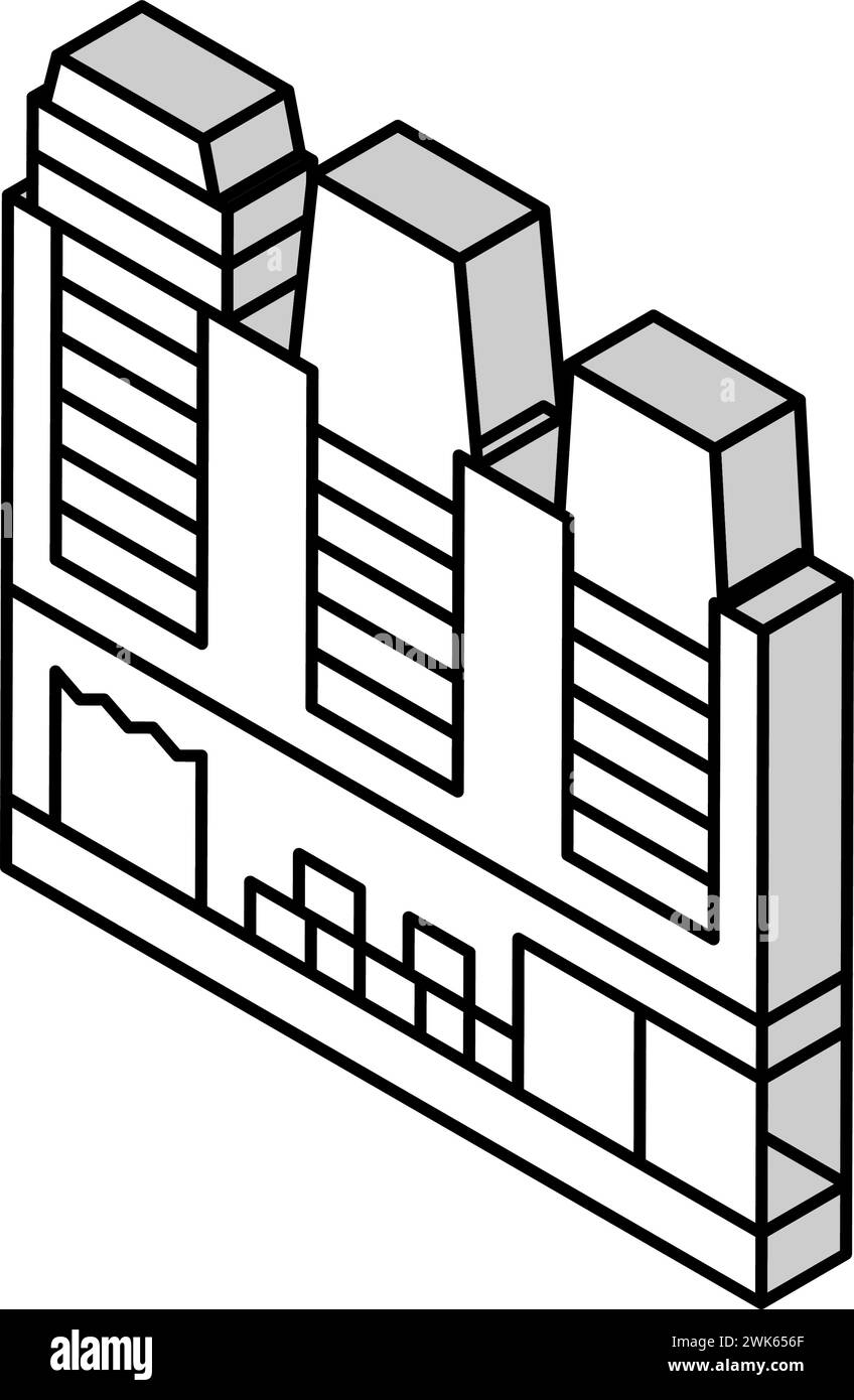 self service professional machine for preparing coffee isometric icon ...