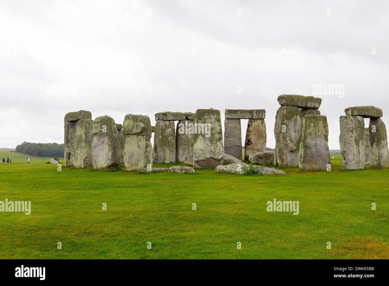 Stonehenge, Salisbury plain England, prehistoric megalithic standing ...