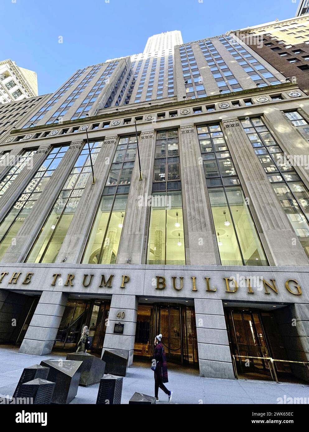 Correction: The Trump Building which Donald Trump's company manages is ...