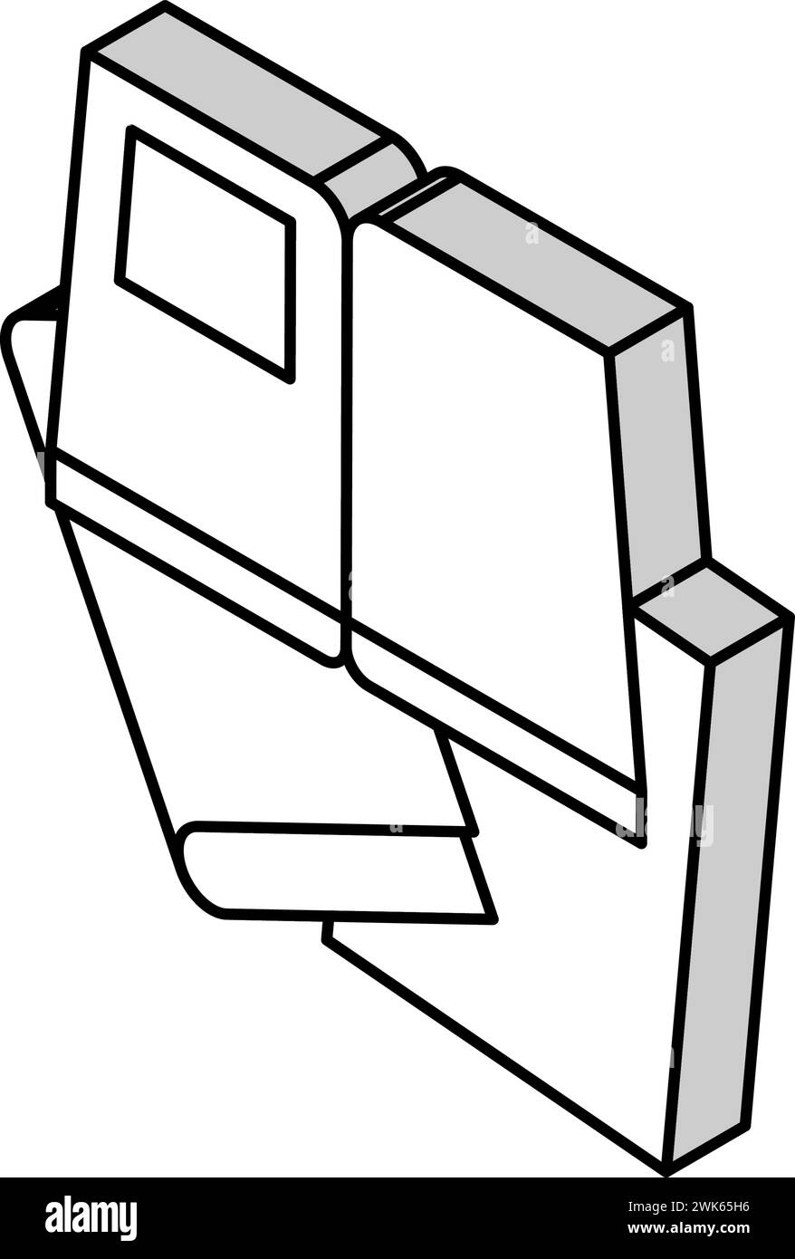 Line girl reading books Cut Out Stock Images & Pictures - Alamy