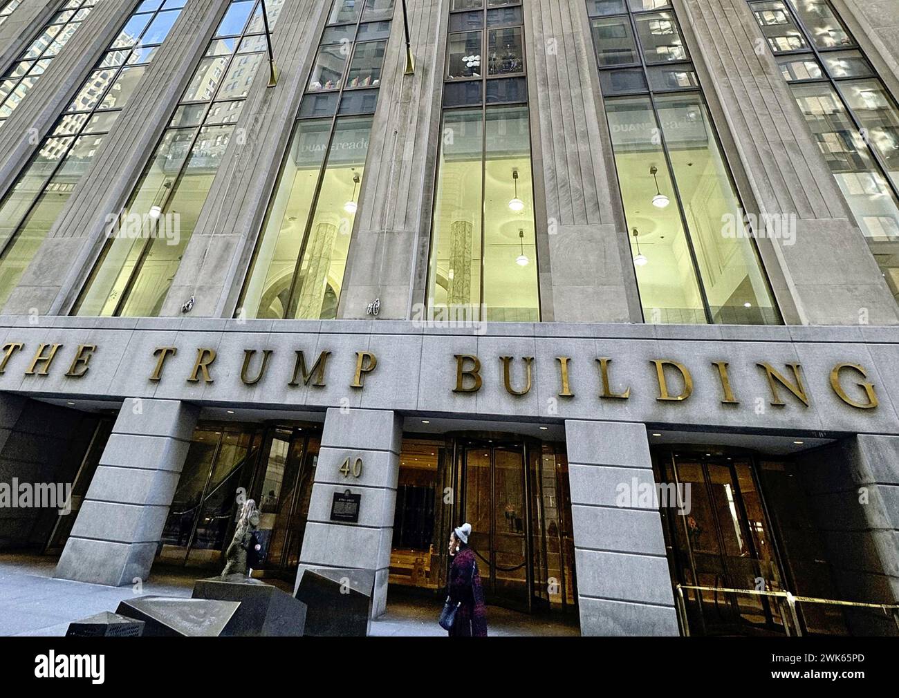 Correction: The Trump Building which Donald Trump's company manages is ...