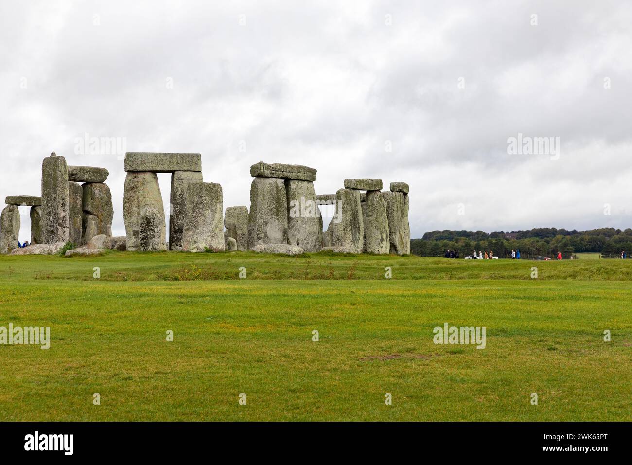 Stonehenge, Salisbury plain England, prehistoric megalithic standing ...