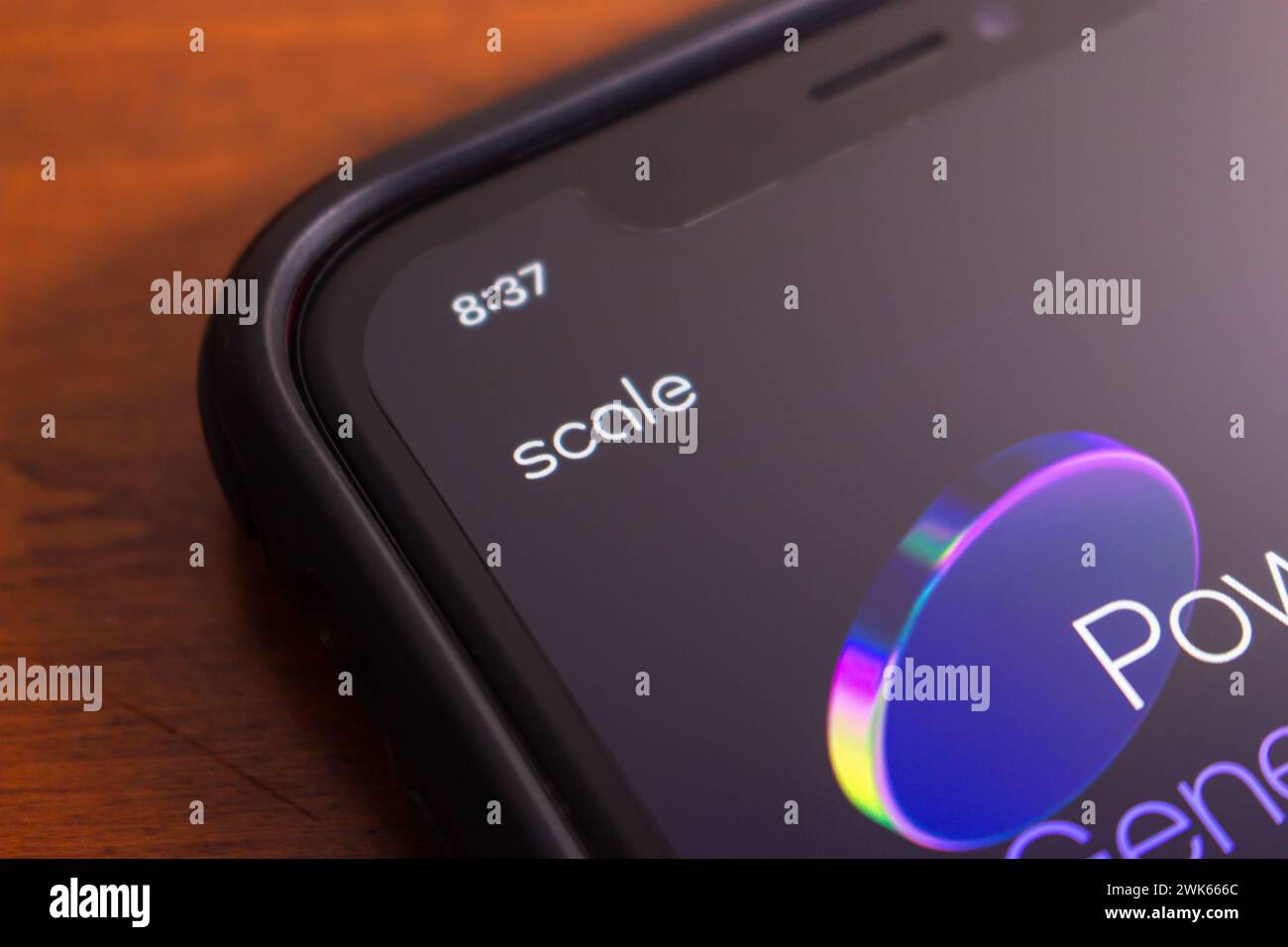 Vancouver, CANADA - Feb 14 2024 : Scale AI website seen in iPhone ...