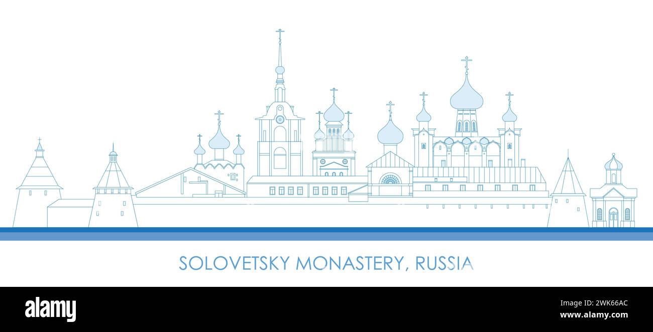 Old monastery by sea Cut Out Stock Images & Pictures - Alamy