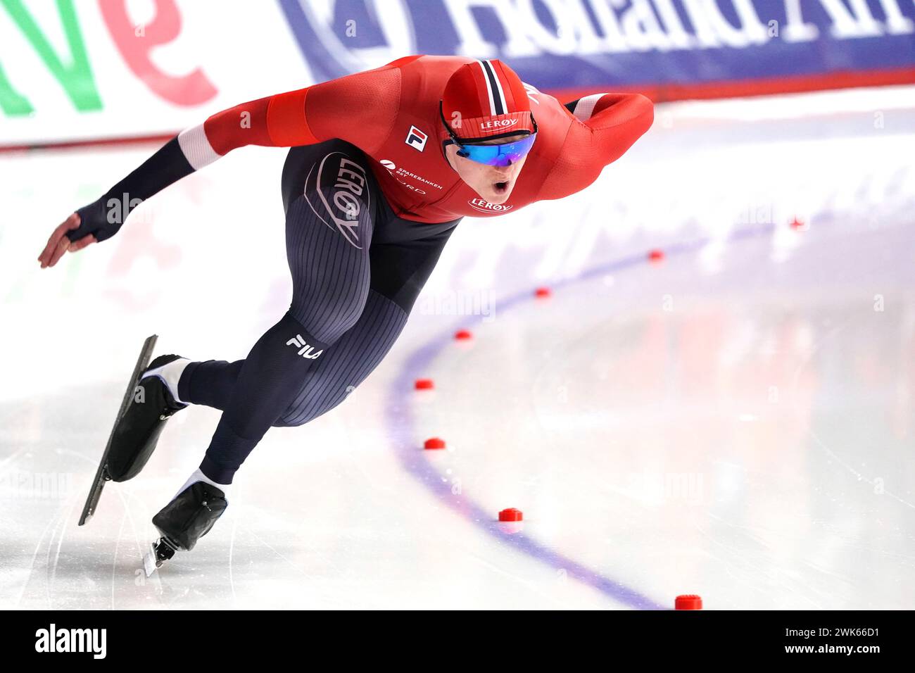 Bjn Magnussen (NOR) during ISU Single Distance Championships on February 16, 2024 at the Olympic ...