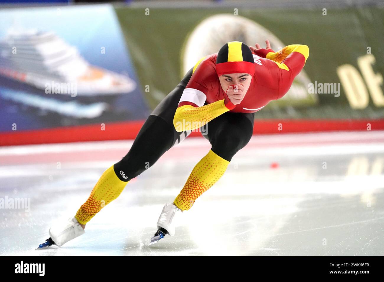 Nil Llop Izquierdo (ESP) during ISU Single Distance Championships on ...