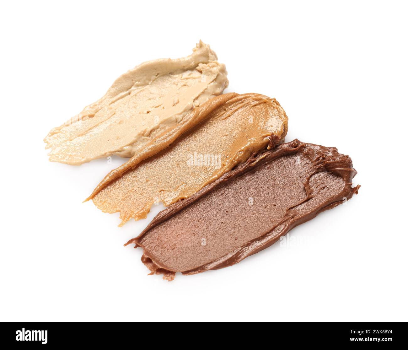 Peanut creamy paste smears hi-res stock photography and images - Alamy