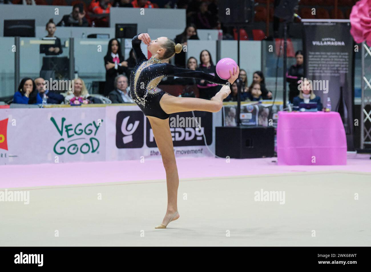 Chieti, Italy. 17th Feb, 2024. Asia Fedele of the Armonia D'Abruzzo ...