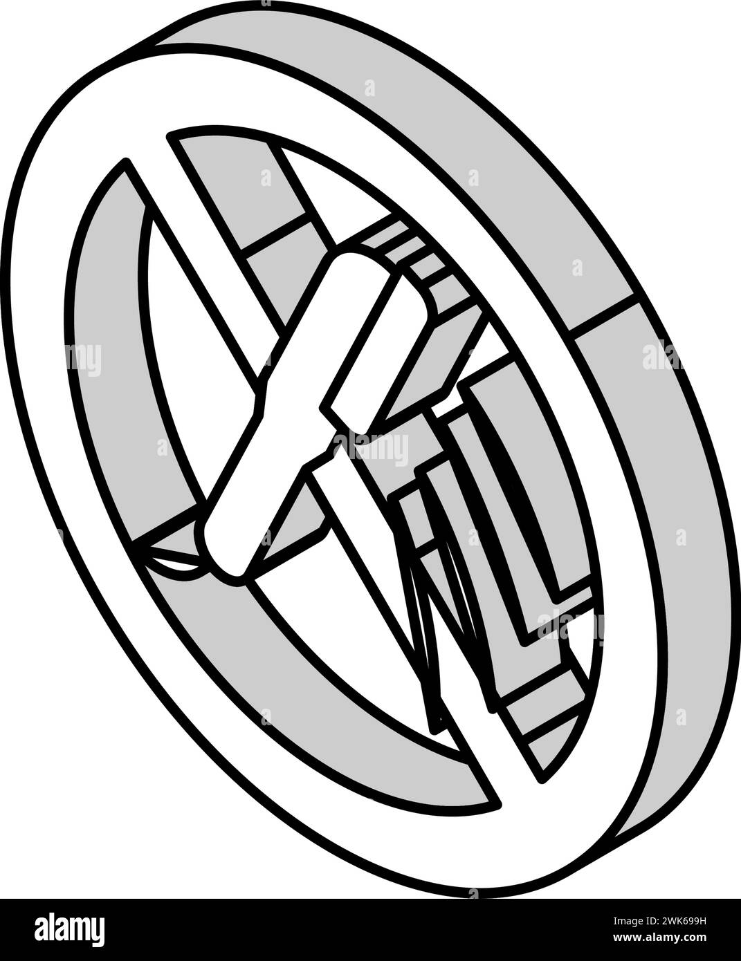 stop hot showers isometric icon vector illustration Stock Vector Image ...