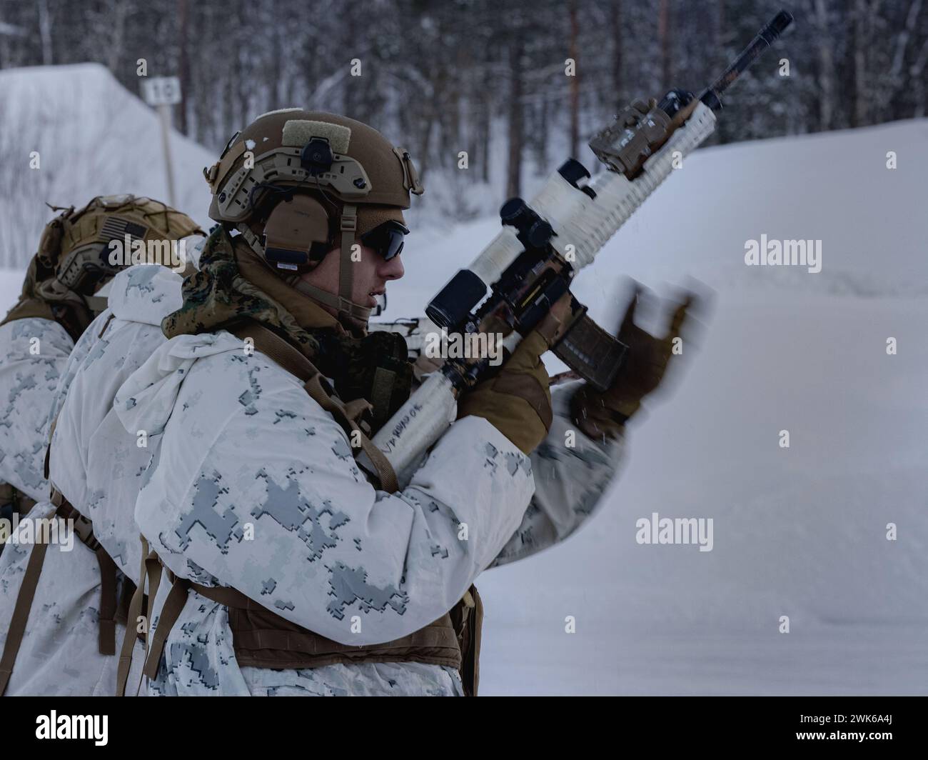 A U.S. Marine with 1st Battalion, 2nd Marine Regiment, 2nd Marine ...
