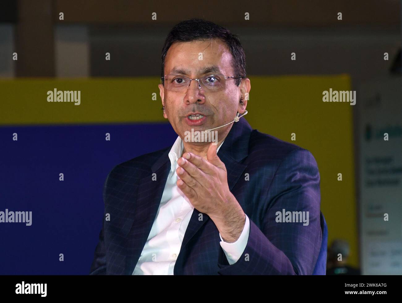 Mumbai, India. 18th Feb, 2024. Country Head and Vice President (VP) of Google India, Sanjay ...