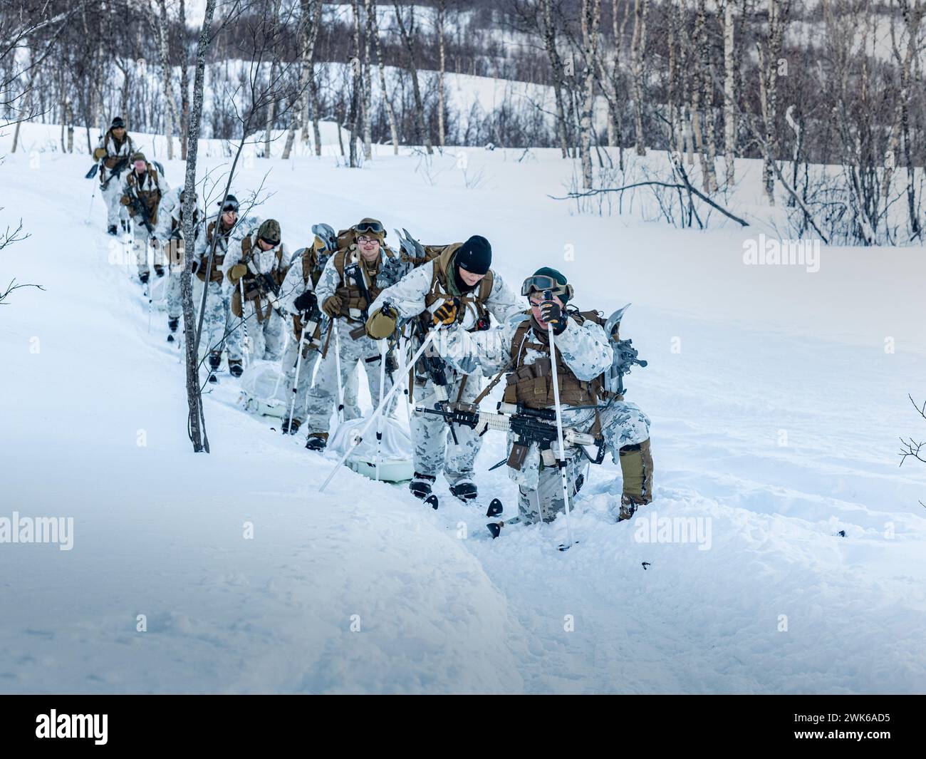 U.S. Marines with 1st Battalion, 2nd Marine Regiment, 2nd Marine ...