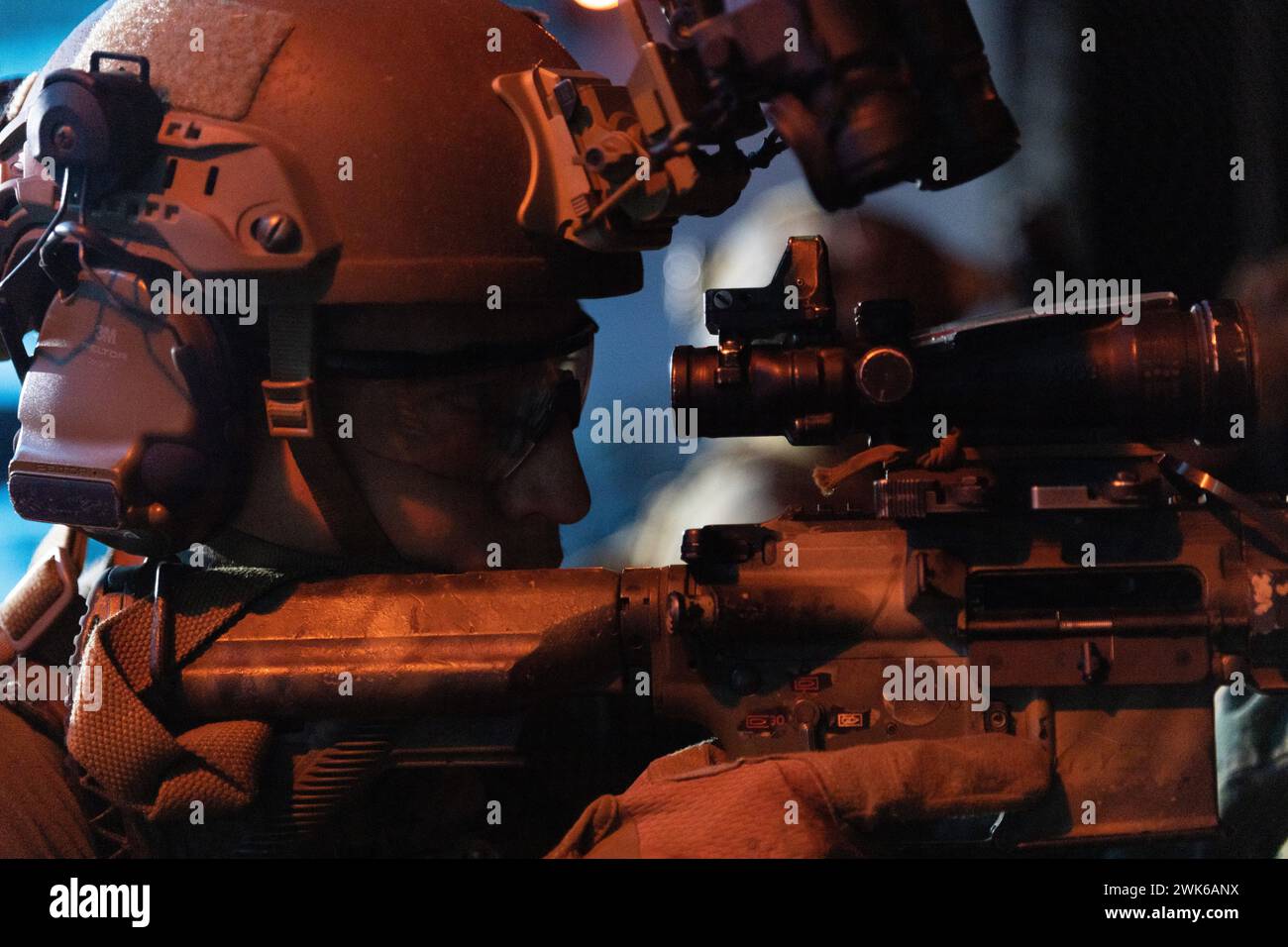 U.S. Marine Corps Lance Cpl. Devan Milewski, an infantry Marine with ...