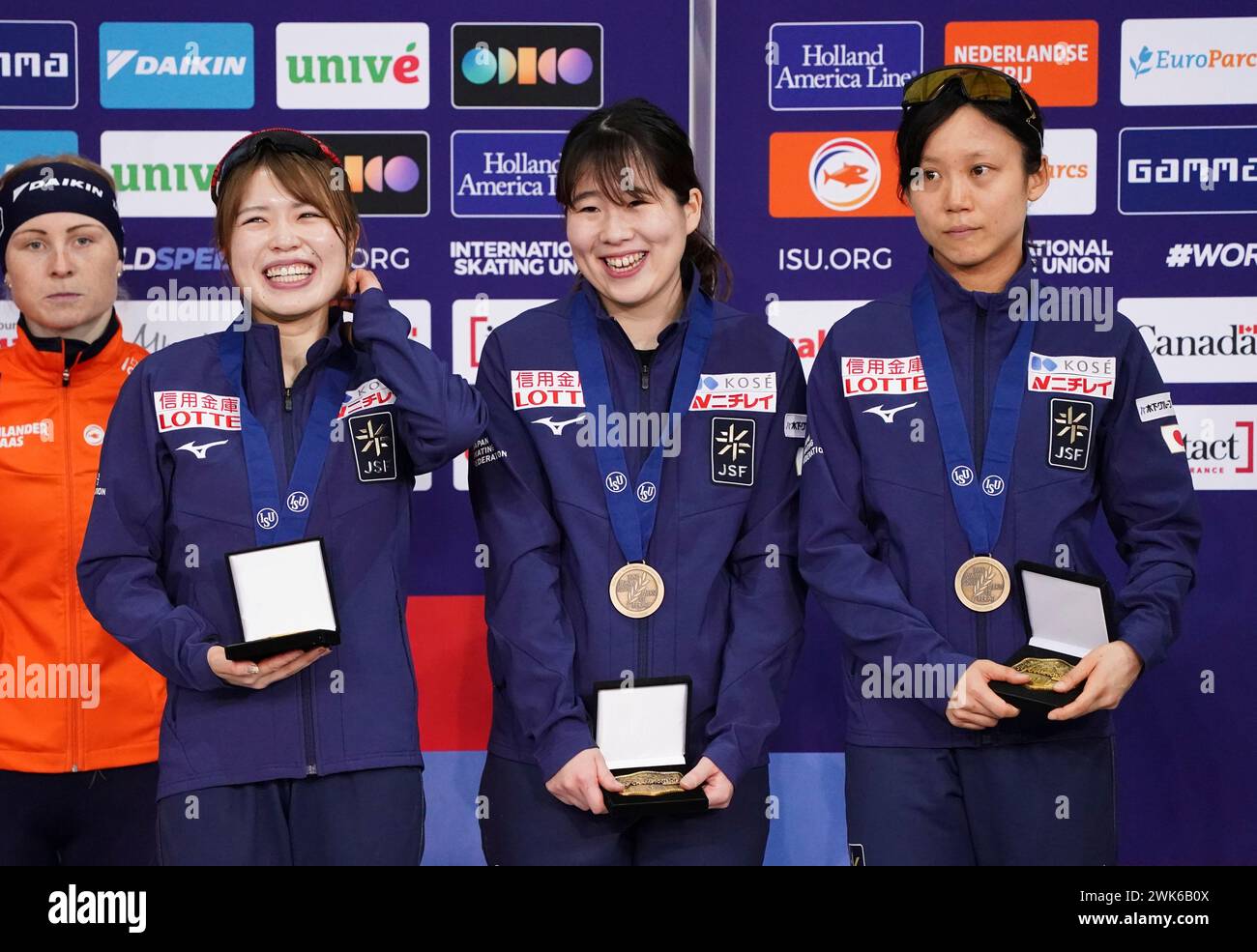 Women team pursuit ceremony hi-res stock photography and images - Alamy