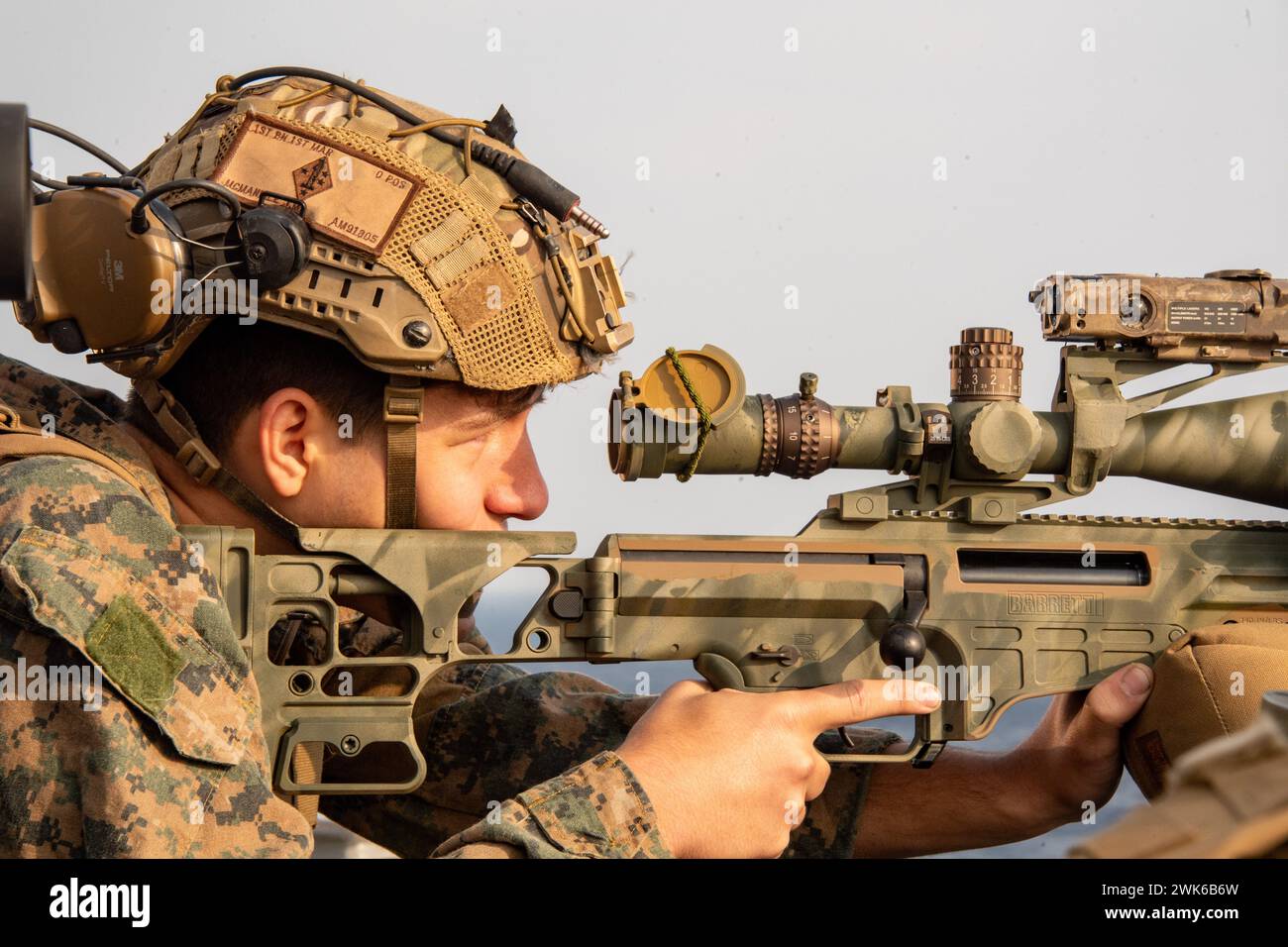 PHILIPPINE SEA (Feb. 11, 2024) U.S. Marine Corp Sgt. Jesse McManigle ...