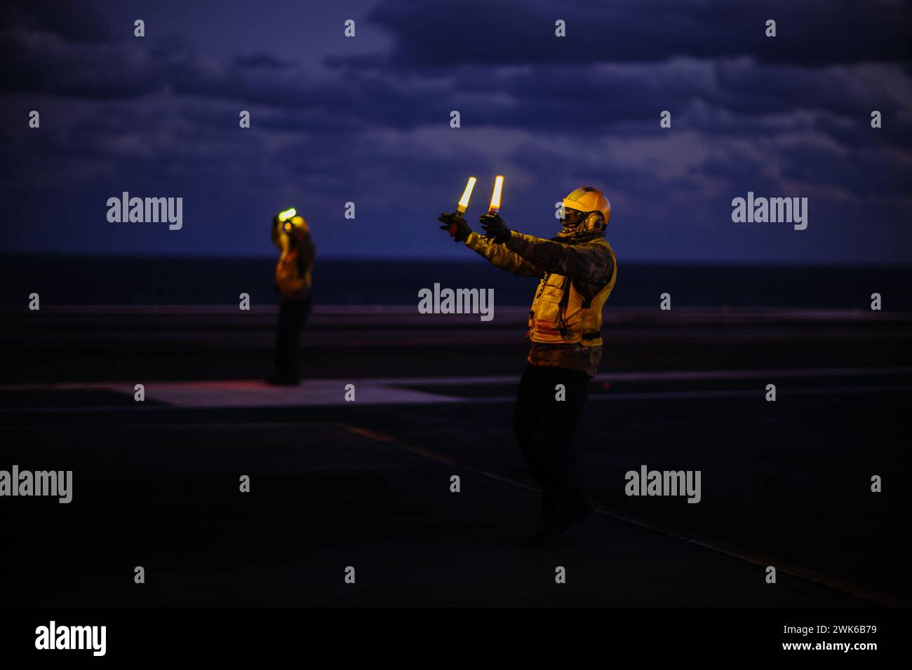 Aviation Boatswain’s Mate 1st Class Devon Swopes from Little Rock ...