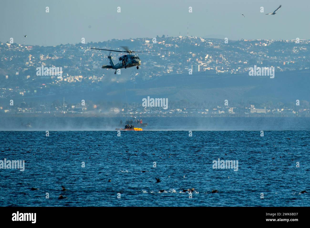 An MH-60S Seahawk assigned to the “Wildcards” of Helicopter Sea Combat ...