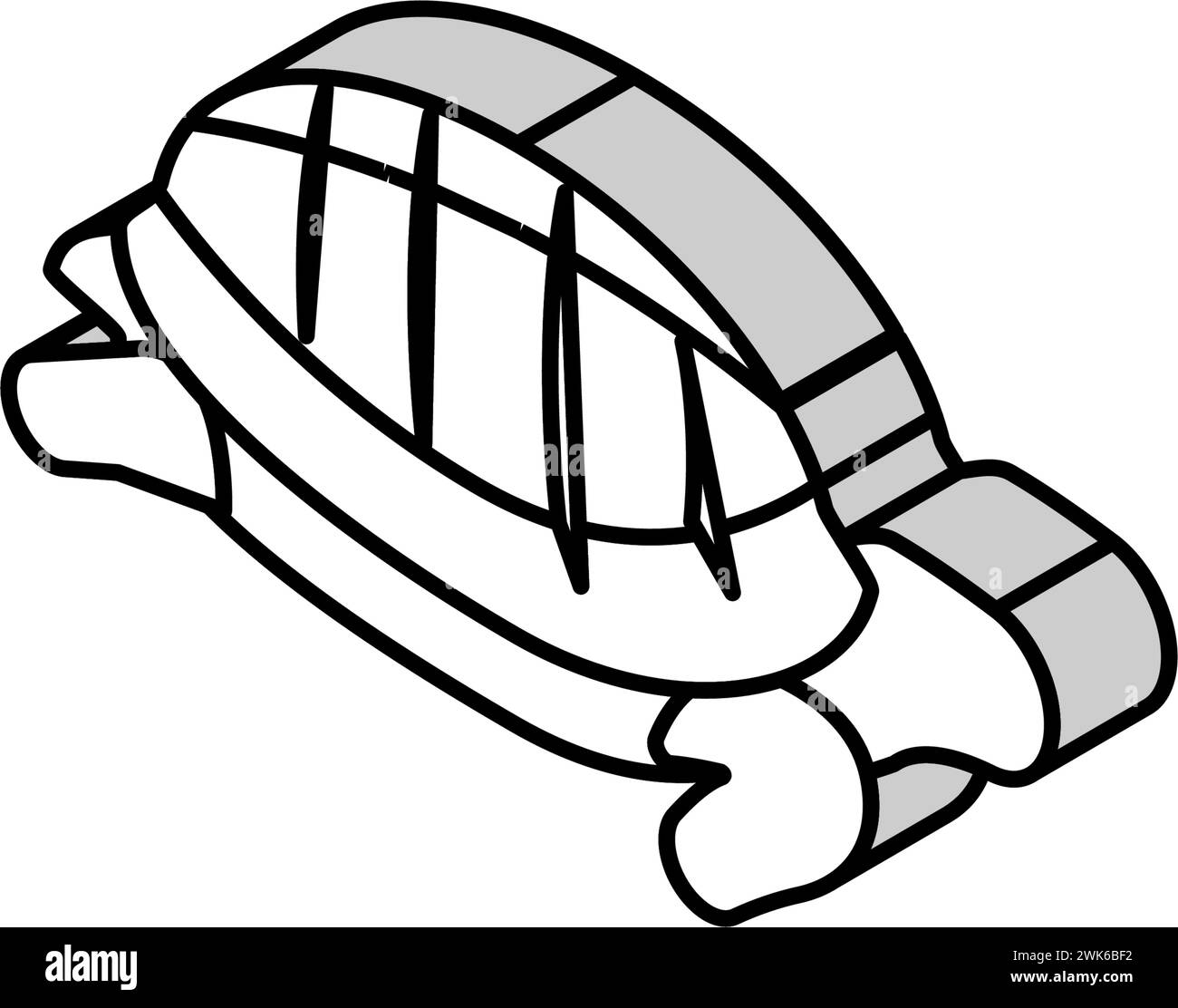 turtle pet isometric icon vector illustration Stock Vector Image & Art ...