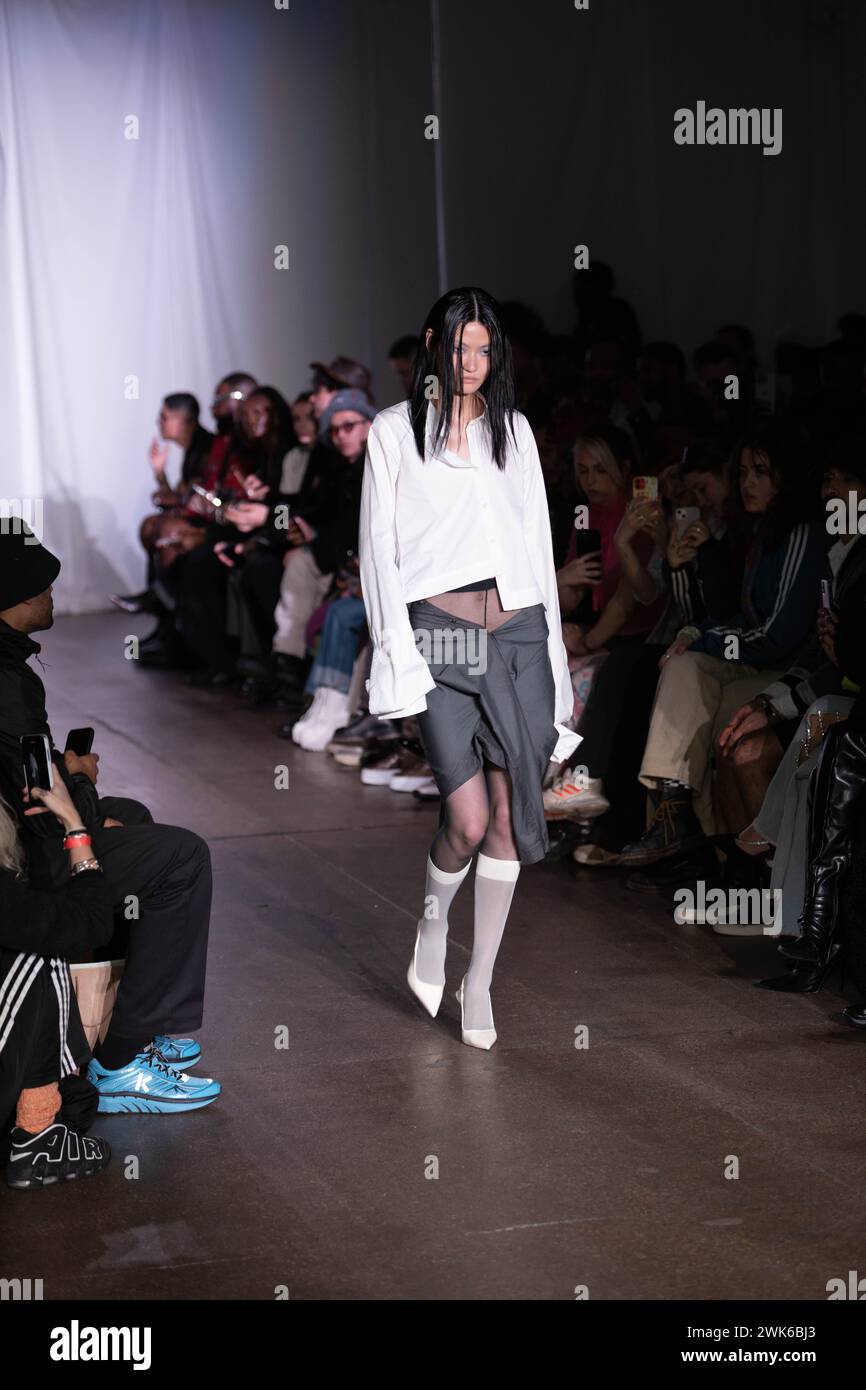 Khaleb Brooks giving inspirational winning speech Stock Photo - Alamy