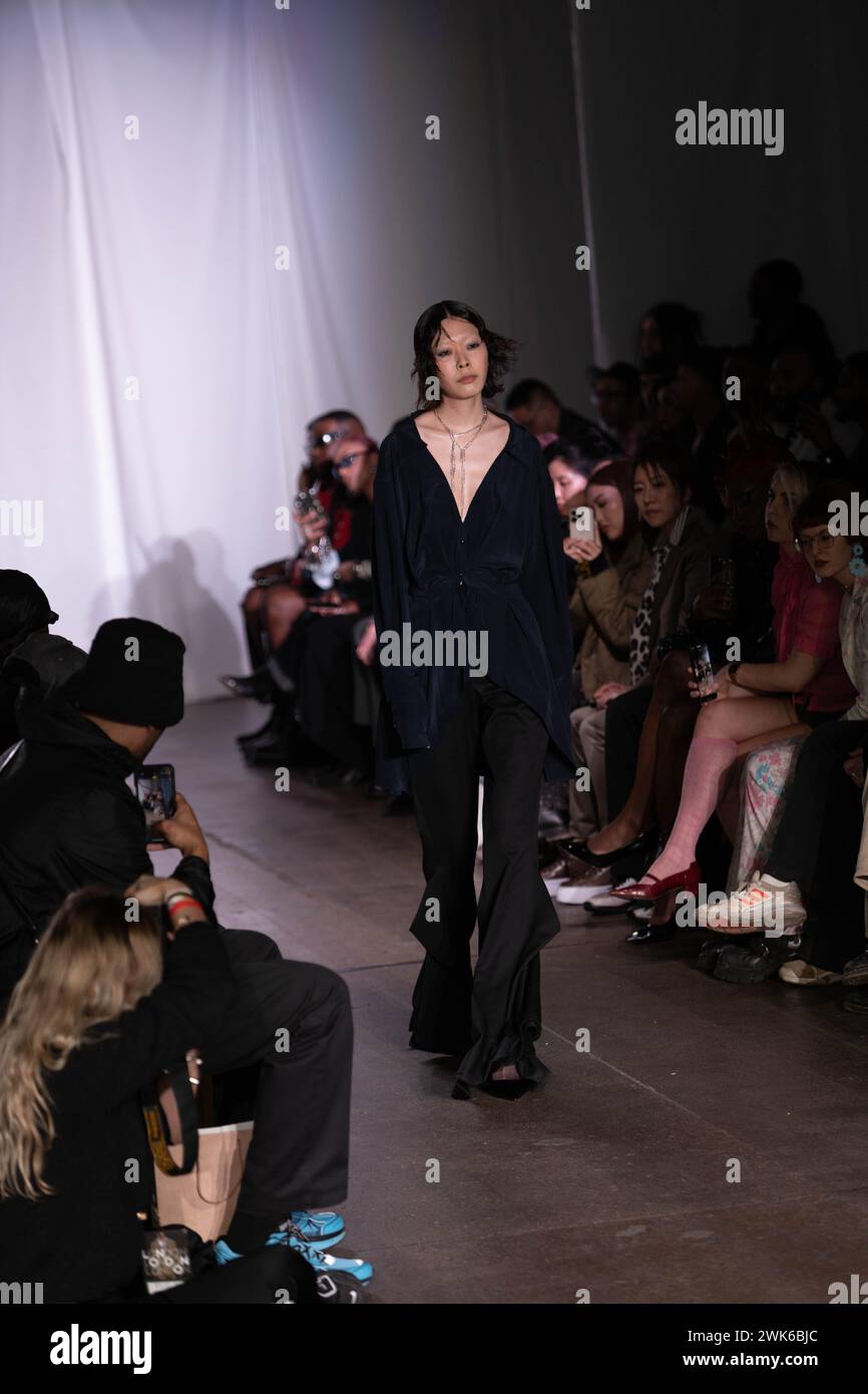 Khaleb Brooks giving inspirational winning speech Stock Photo - Alamy