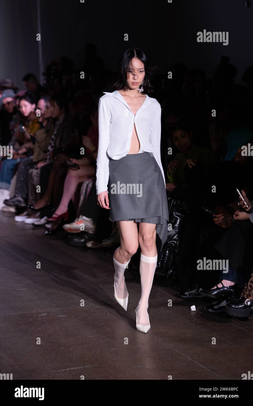 Khaleb Brooks giving inspirational winning speech Stock Photo - Alamy