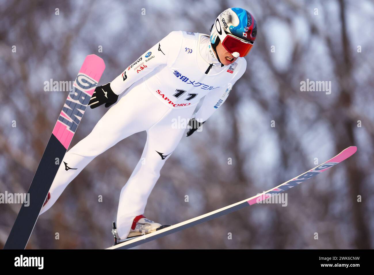 Sapporo, Hokkaido, Japan. 16th Feb, 2024. Taku Takeuchi (JPN) Ski ...