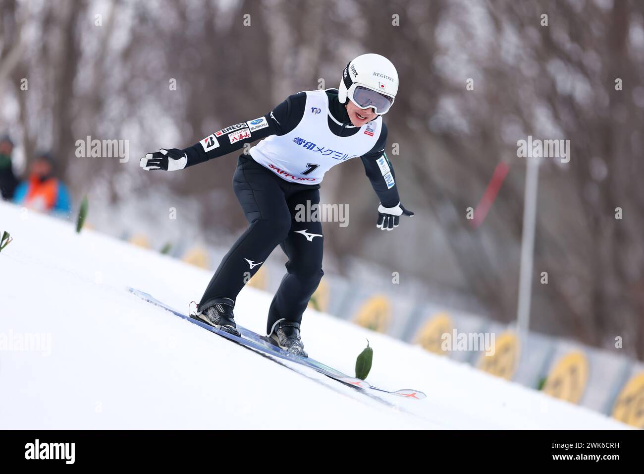 Sapporo, Hokkaido, Japan. 17th Feb, 2024. Asahi Sakano (JPN) Ski ...