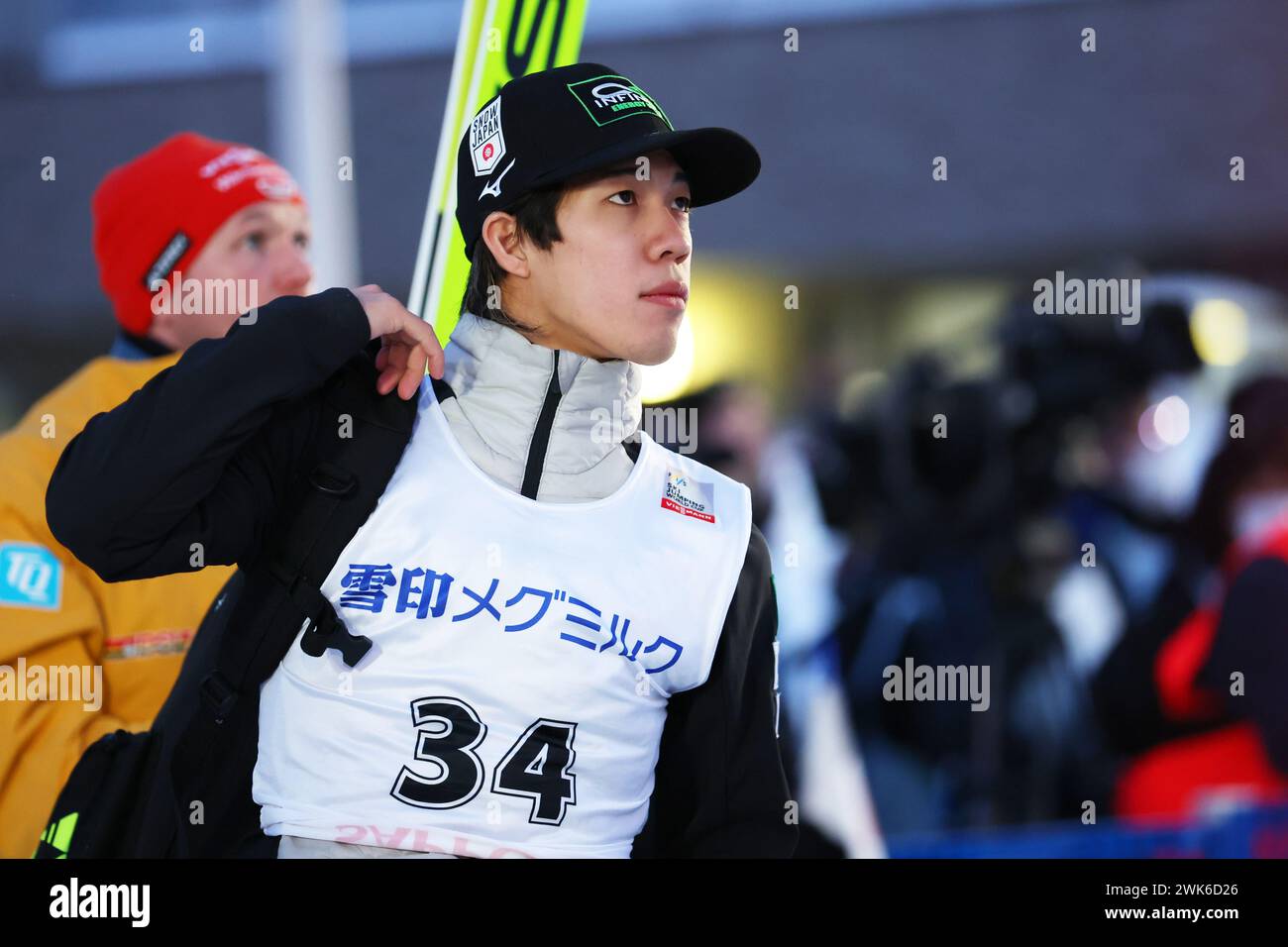 Sapporo, Hokkaido, Japan. 17th Feb, 2024. Ren Nikaido (JPN) Ski Jumping ...