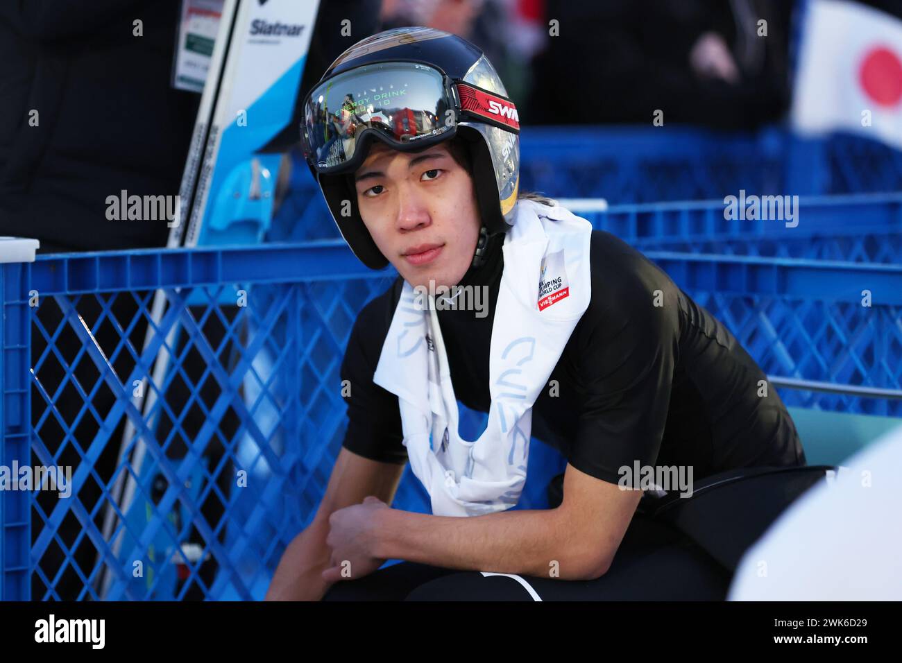 Sapporo, Hokkaido, Japan. 17th Feb, 2024. Ren Nikaido (JPN) Ski Jumping ...