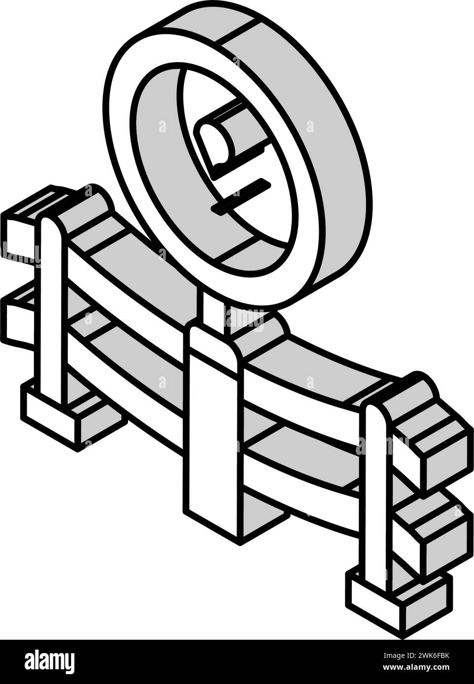 accident investigation isometric icon vector illustration Stock Vector ...