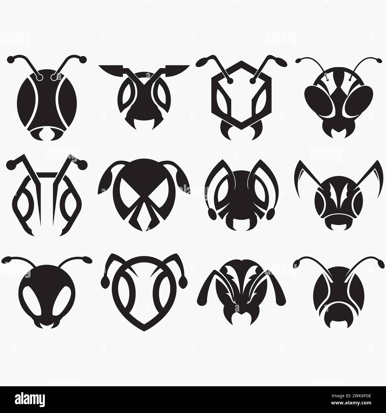 Collection of ant icon images Stock Vector Image & Art - Alamy