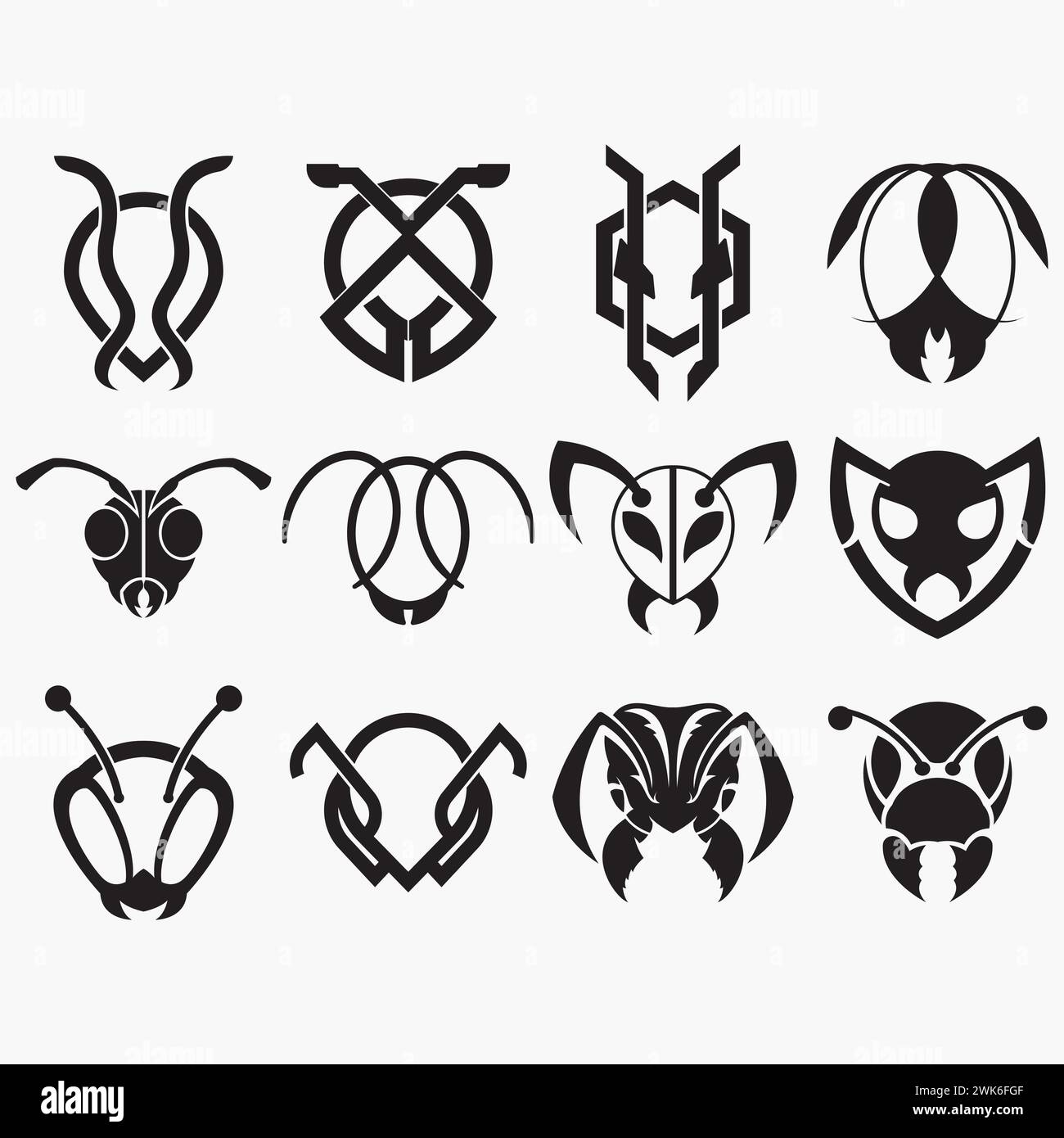 Collection of ant icon images Stock Vector Image & Art - Alamy