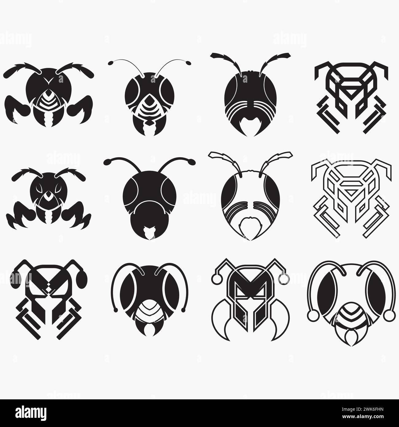 Collection of ant icon images Stock Vector Image & Art - Alamy