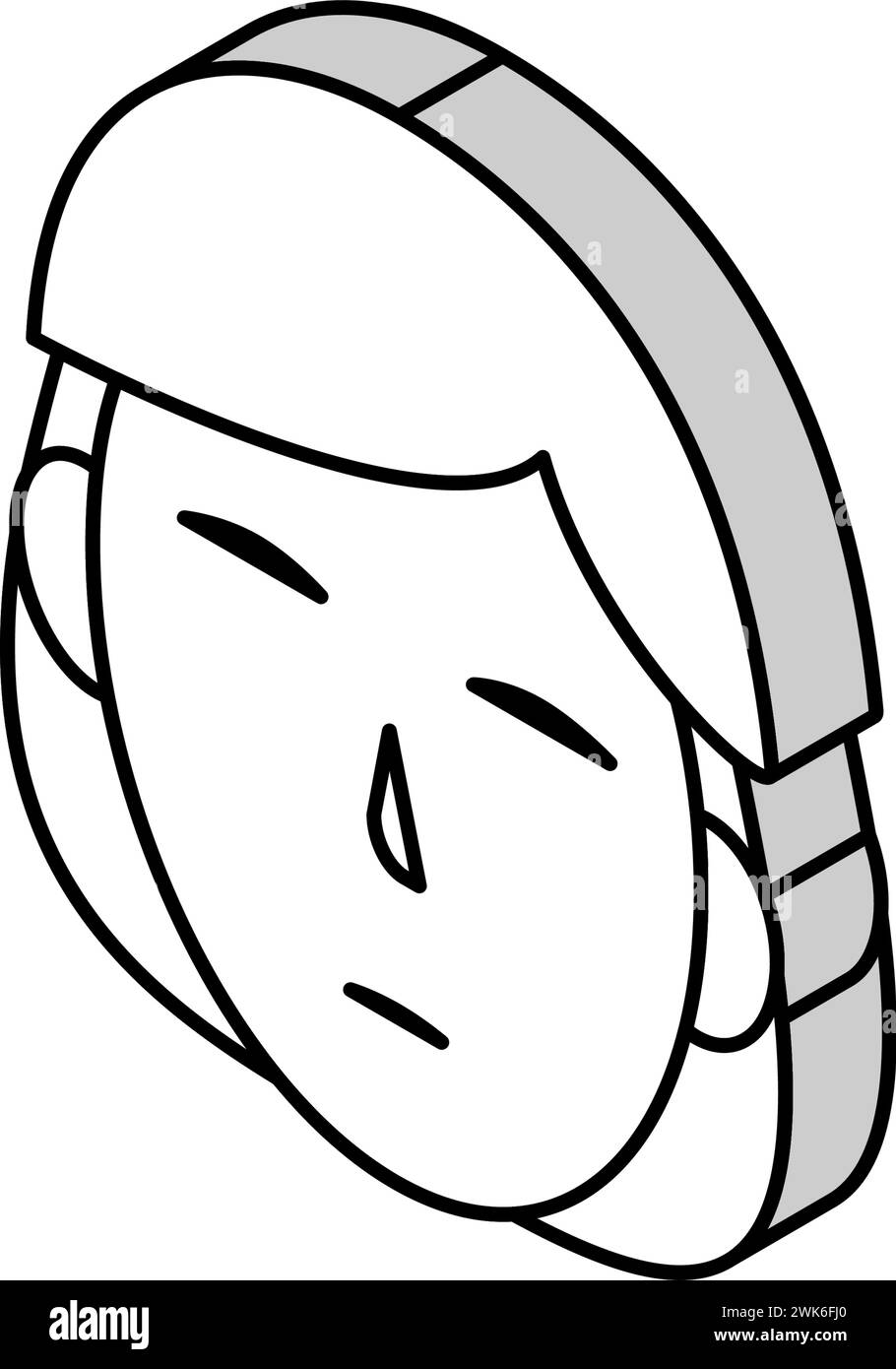 Shave head woman Cut Out Stock Images & Pictures - Alamy