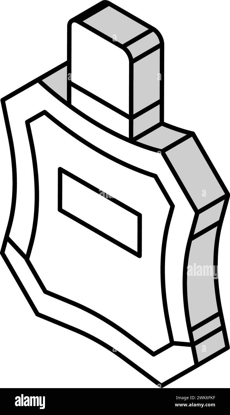 cologne perfume after shaving isometric icon vector illustration Stock ...