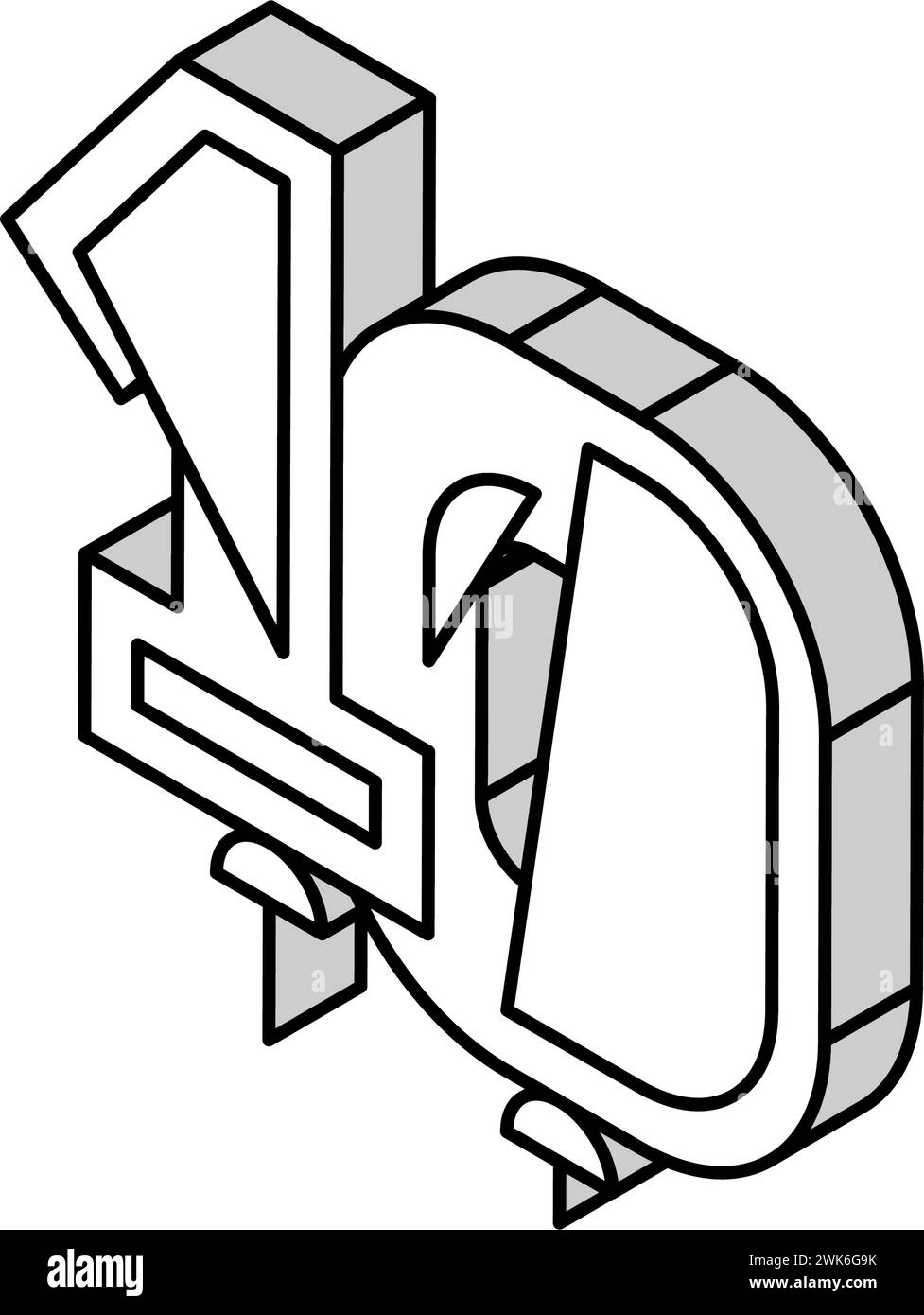 numbers balloon isometric icon vector illustration Stock Vector Image ...