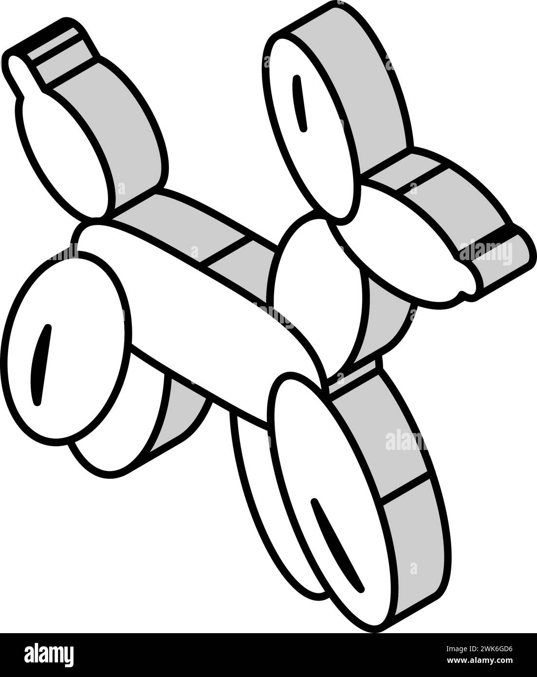 air pump for balloon isometric icon vector illustration Stock Vector ...