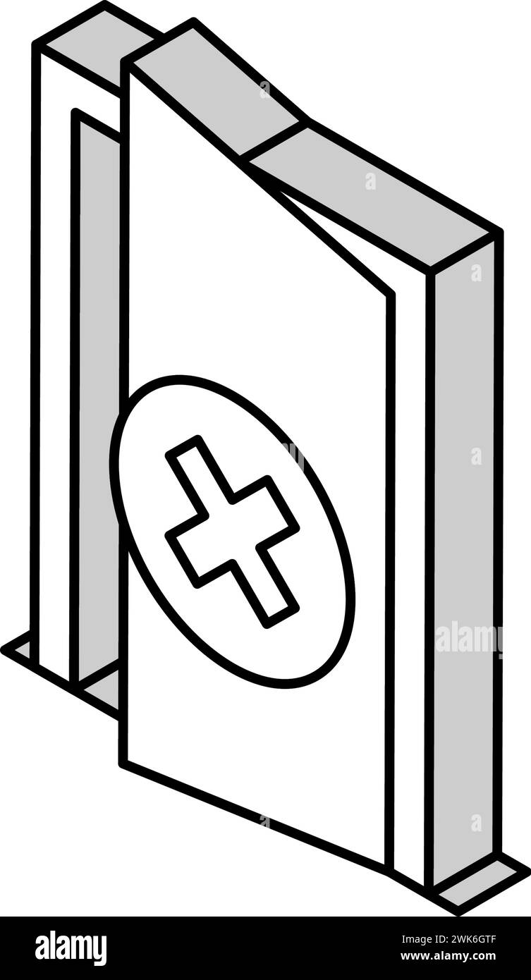 fire burning prohibition sign isometric icon vector illustration Stock ...