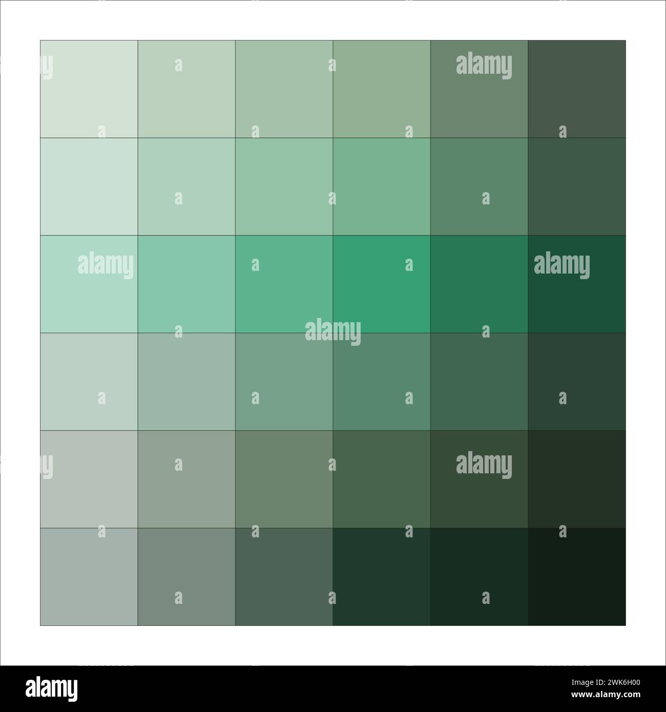 Geometric pattern with smooth gradient. Shades of green on vector ...