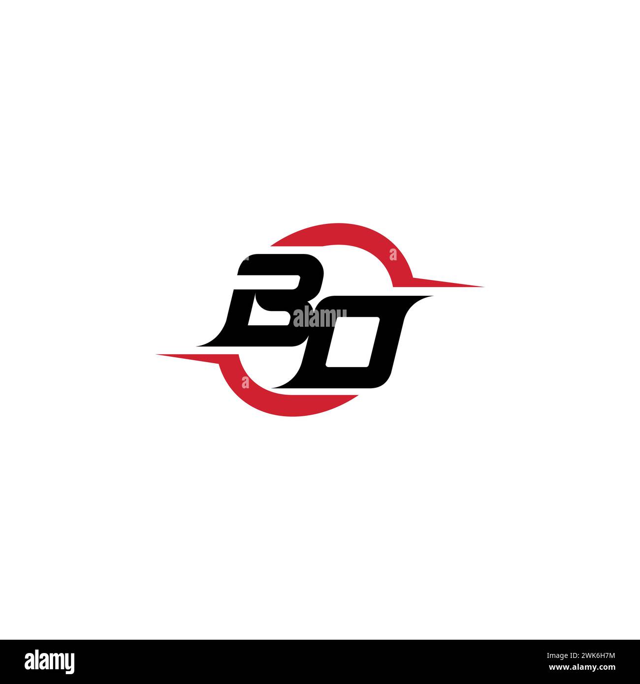 BO initial logo cool and stylish concept for esport or gaming logo as ...