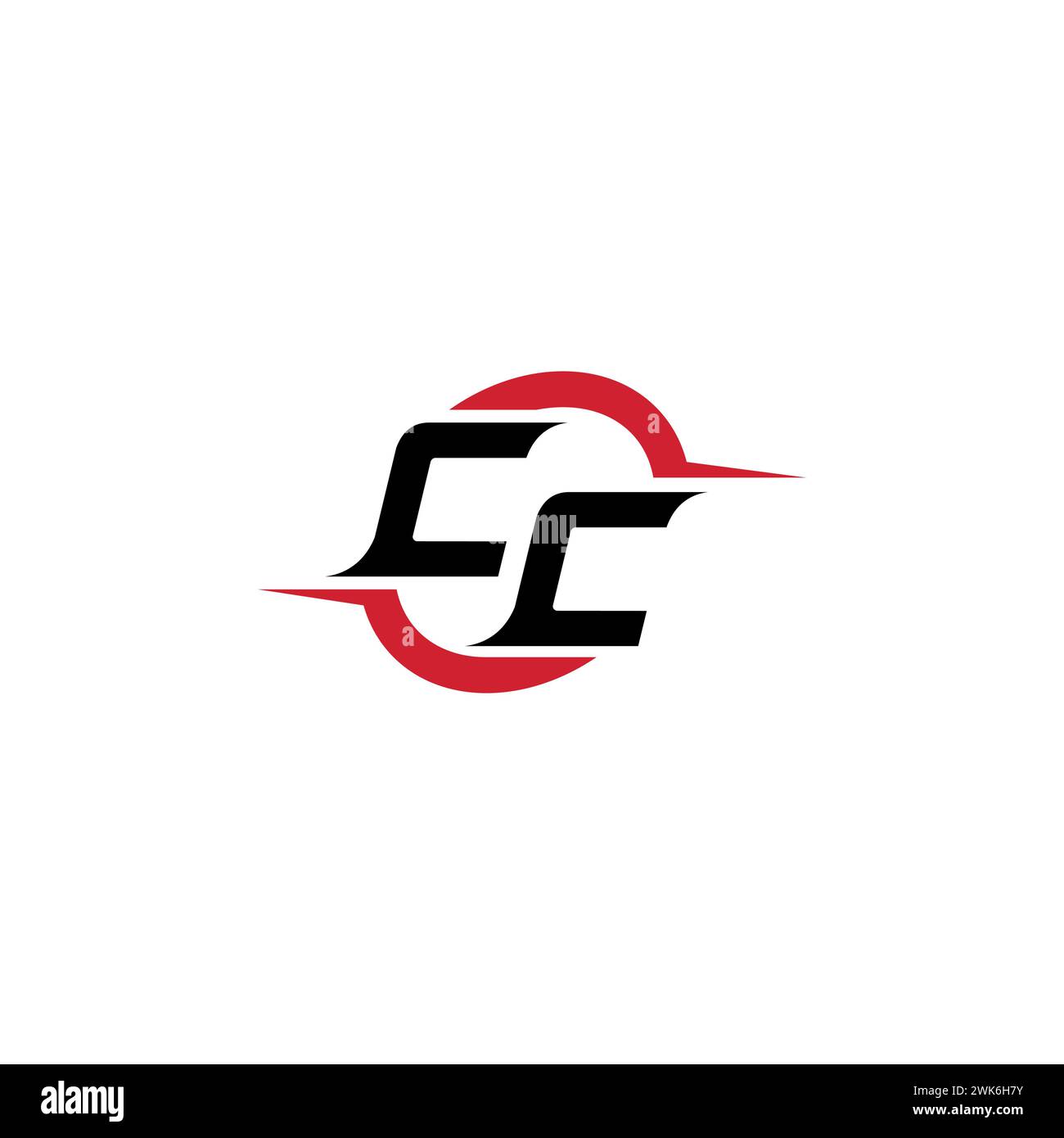 CC initial logo cool and stylish concept for esport or gaming logo as your inspirational Stock ...