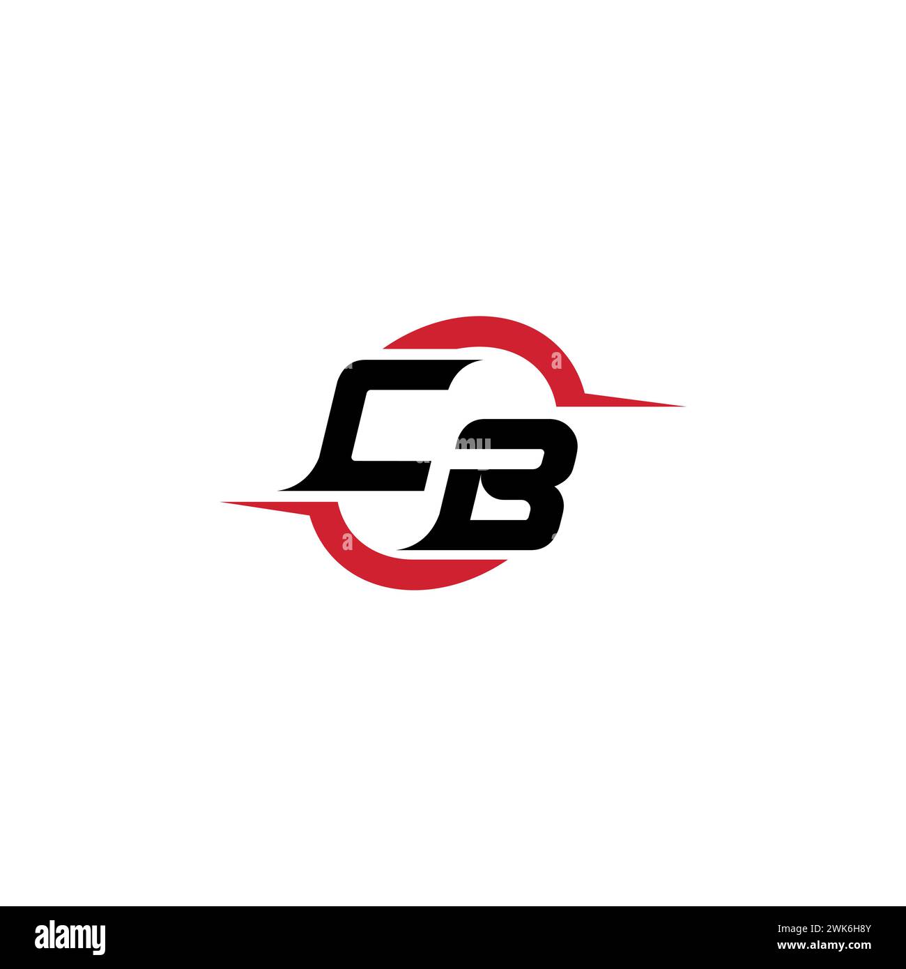CB initial logo cool and stylish concept for esport or gaming logo as ...