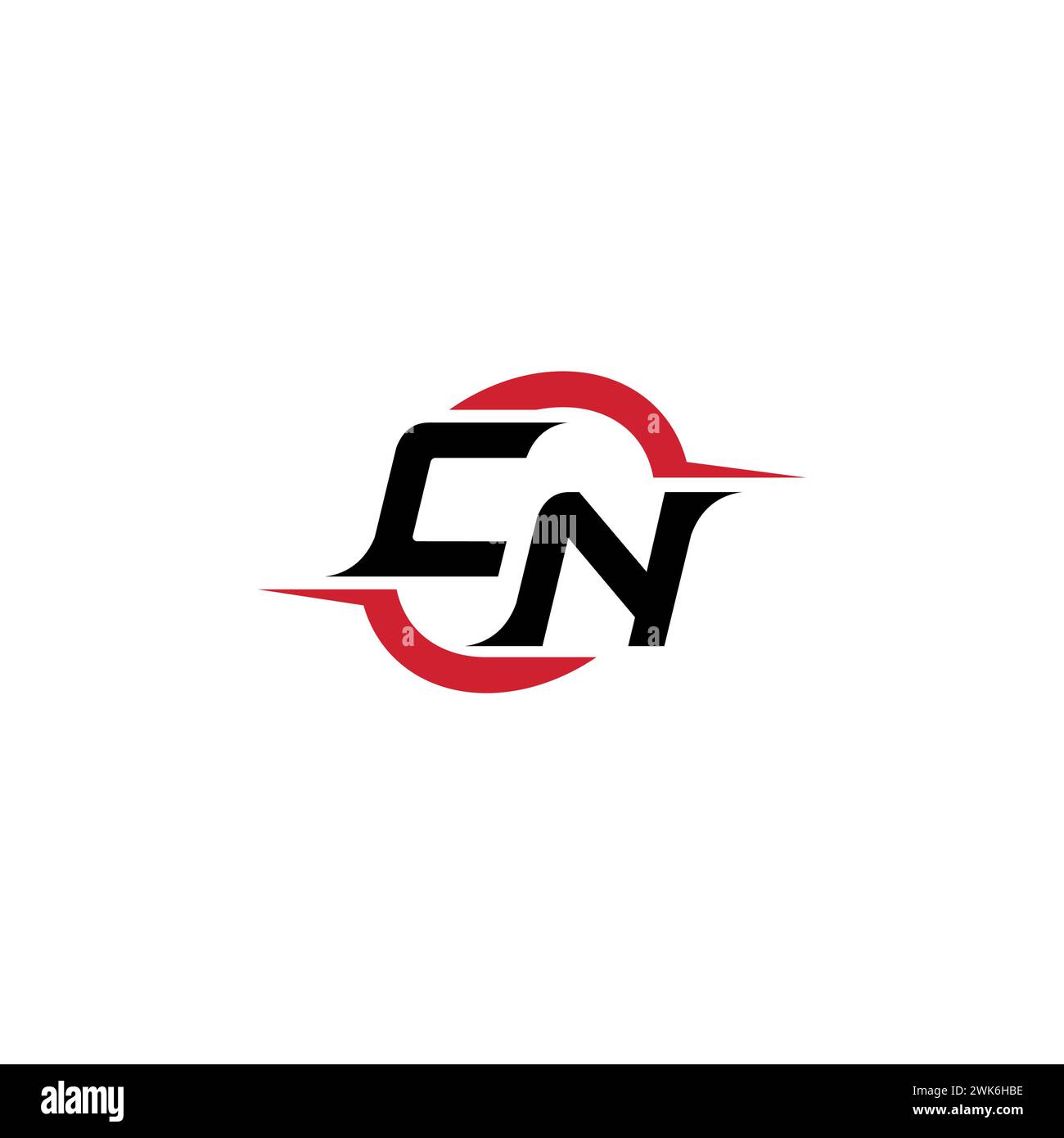 CN initial logo cool and stylish concept for esport or gaming logo as ...