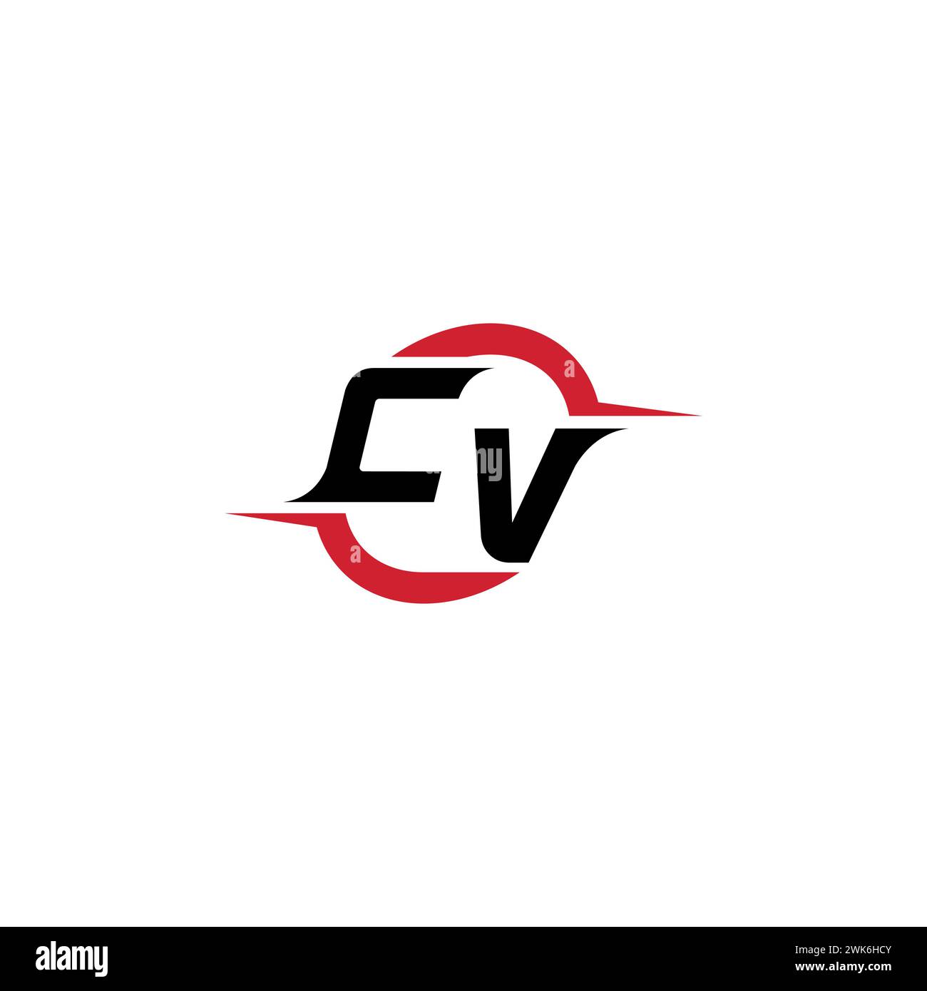 CV initial logo cool and stylish concept for esport or gaming logo as ...