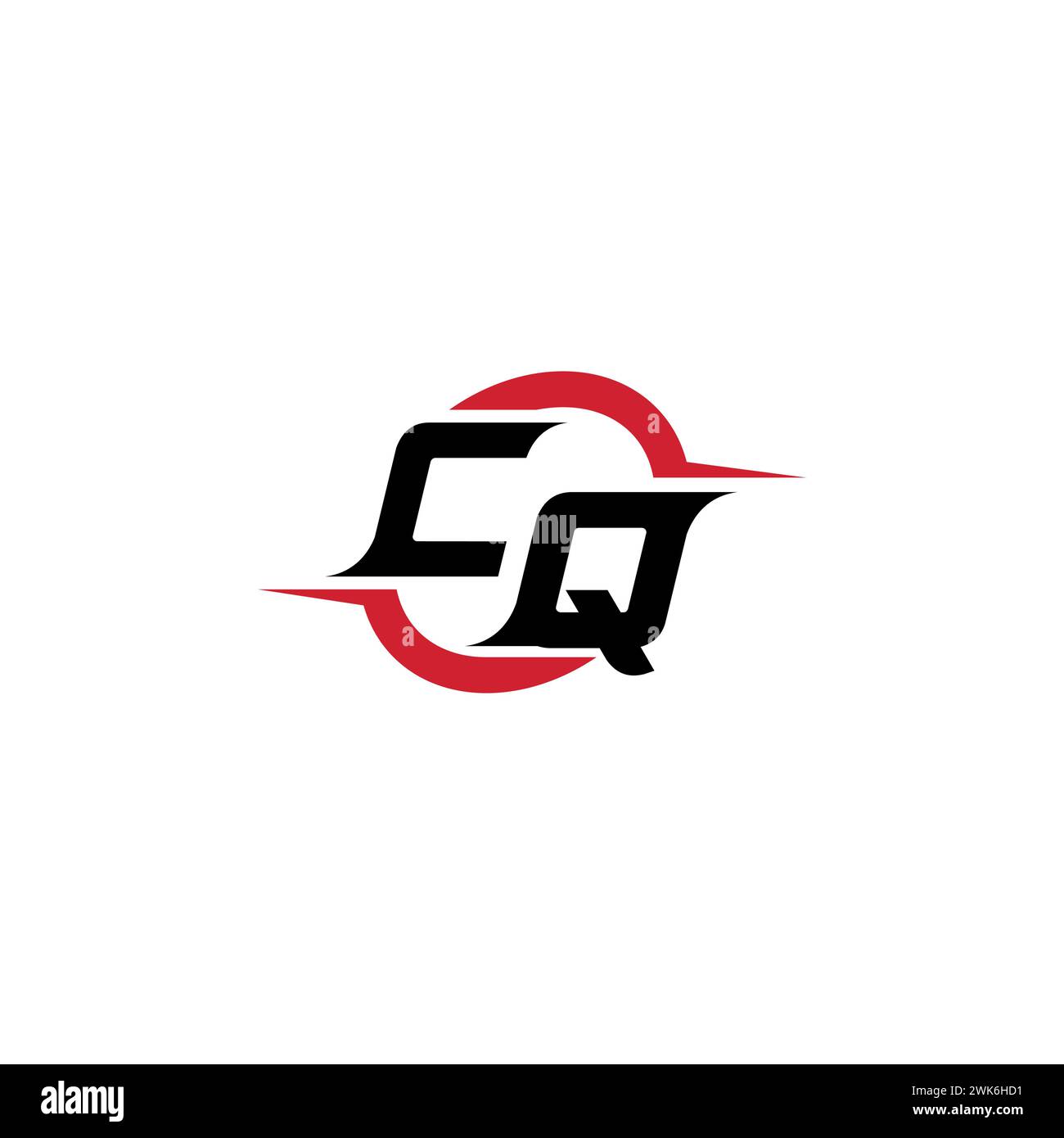 CQ initial logo cool and stylish concept for esport or gaming logo as ...