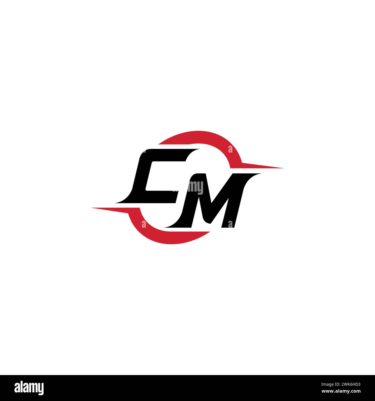 CM initial logo cool and stylish concept for esport or gaming logo as ...