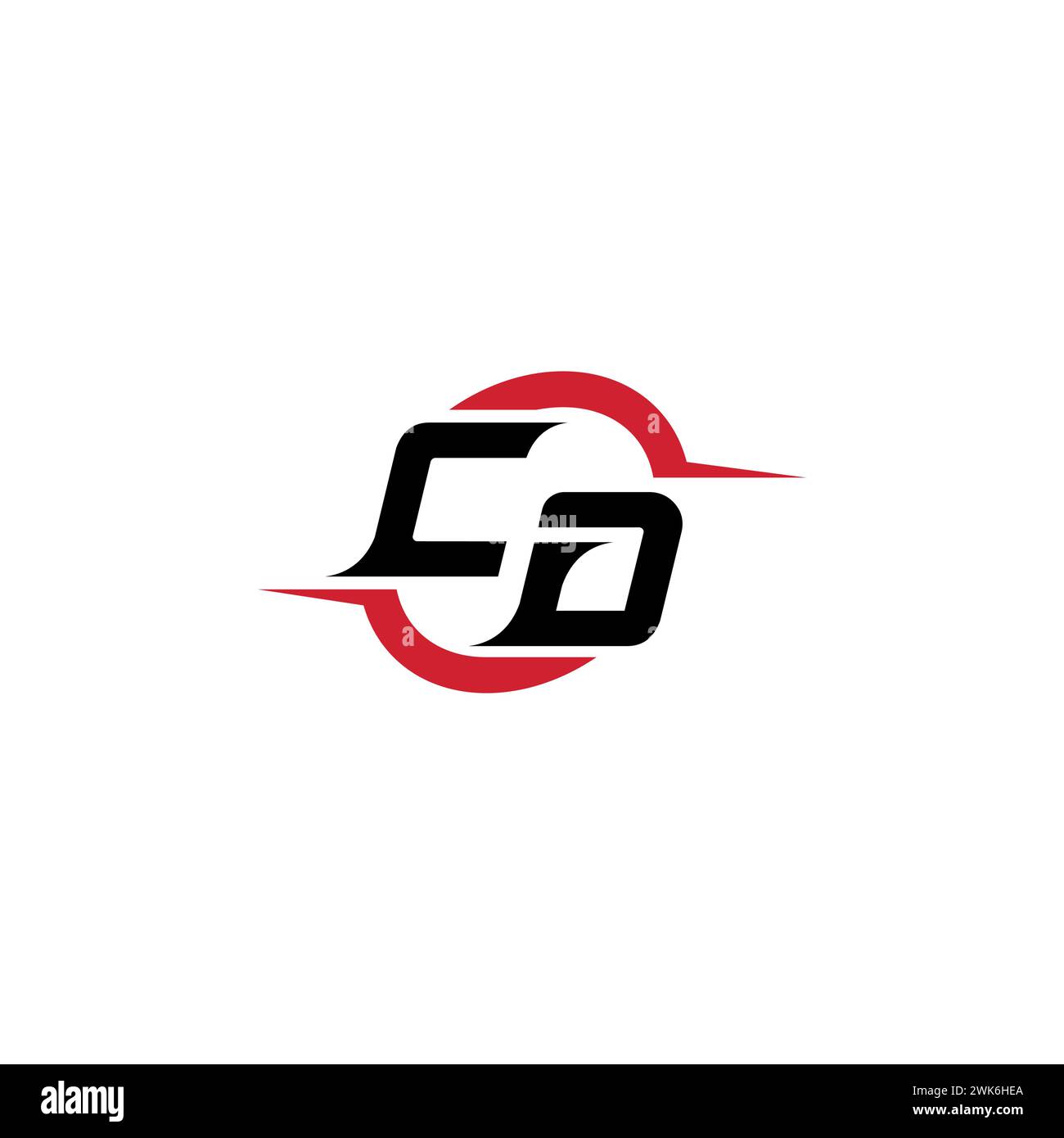 CD initial logo cool and stylish concept for esport or gaming logo as ...