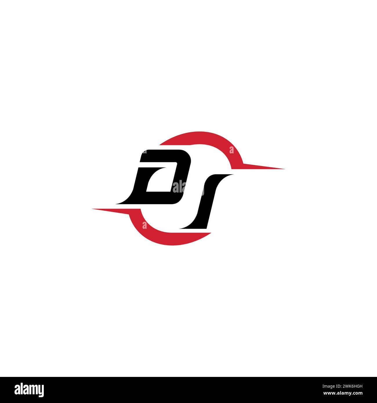 DI initial logo cool and stylish concept for esport or gaming logo as your inspirational Stock ...