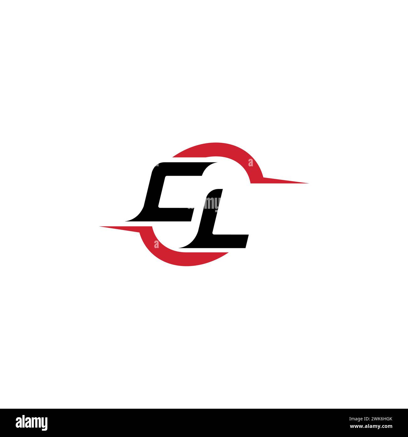 CL initial logo cool and stylish concept for esport or gaming logo as ...