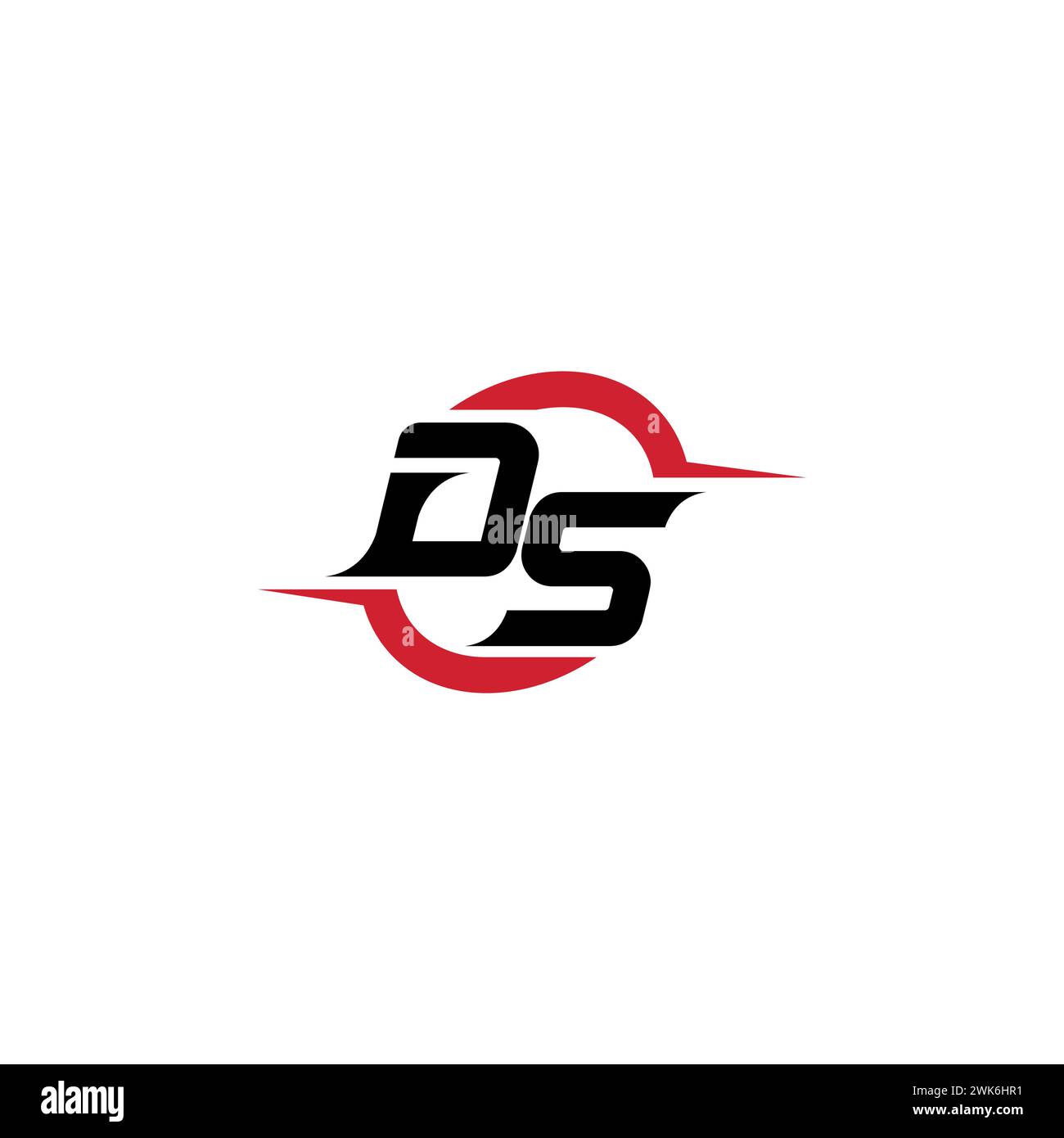DS initial logo cool and stylish concept for esport or gaming logo as your inspirational Stock ...